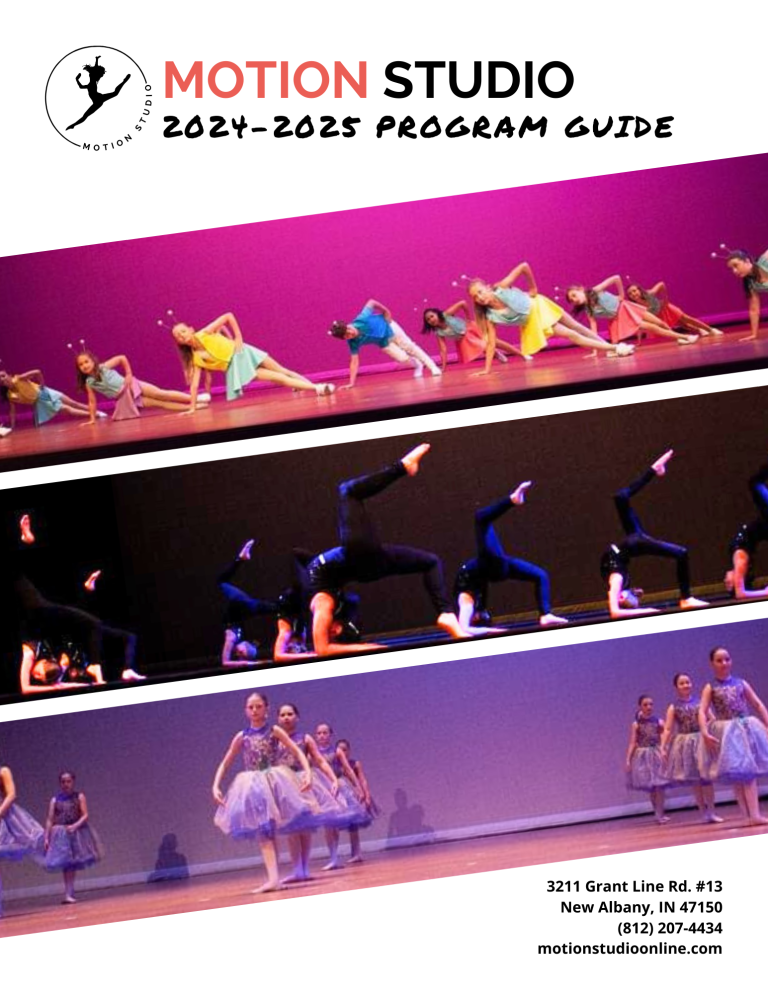 Class Schedule - Motion Studio